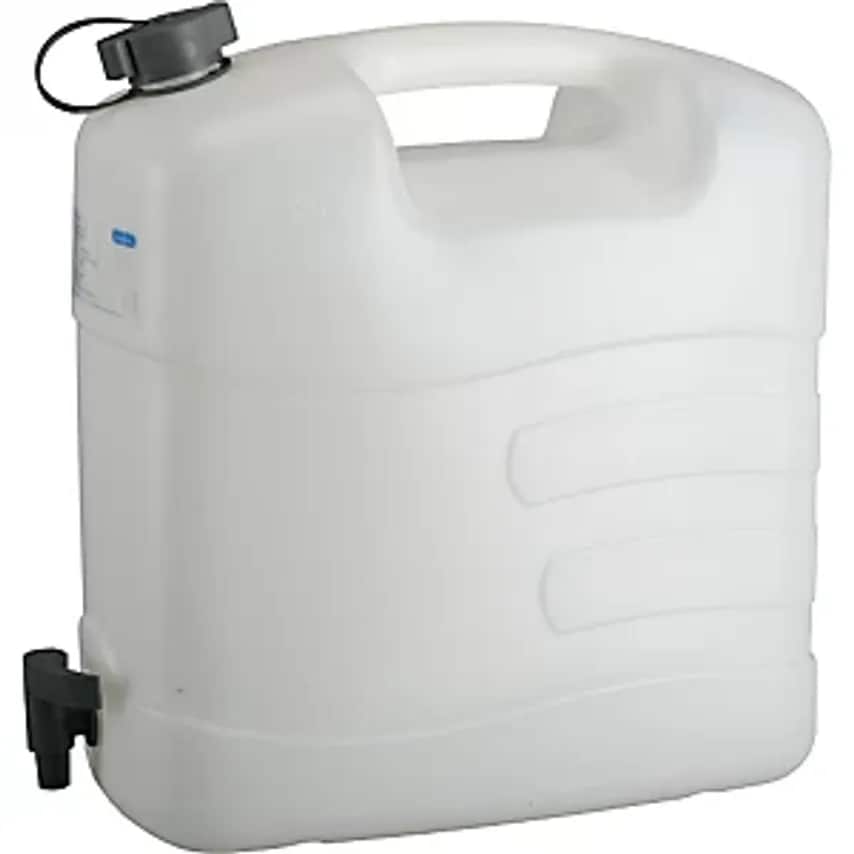 Shop PRESSOL Schmiergeräte Water Canister With Drain Tap, 20 Litres ...