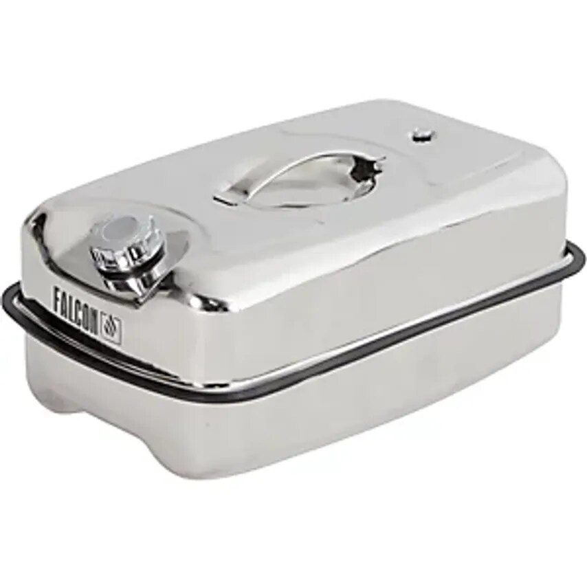 Shop DENIOS Flat Safety Canister With Screw Cap, Stainless Steel ...