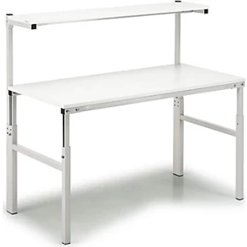 Shop Treston ESD Work Table With Shelf, Height Adjustment Range 650 ...