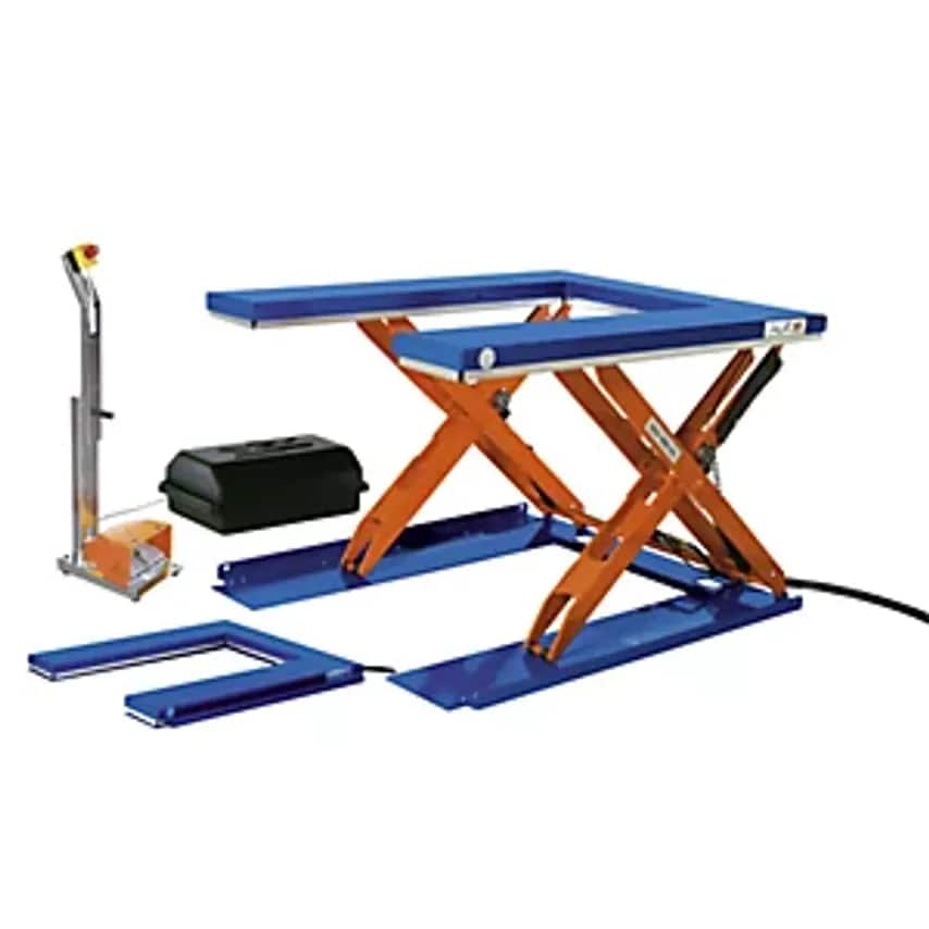 Shop EDMOLIFT Low Profile Lift Table - LxW 1450 X 1085mm - 230 V, Foot ...