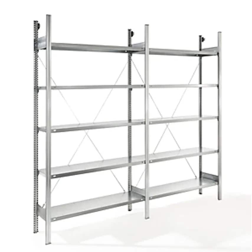 Shop EUROKRAFTpro Standard Boltless Shelving Unit - Zinc Plated ...