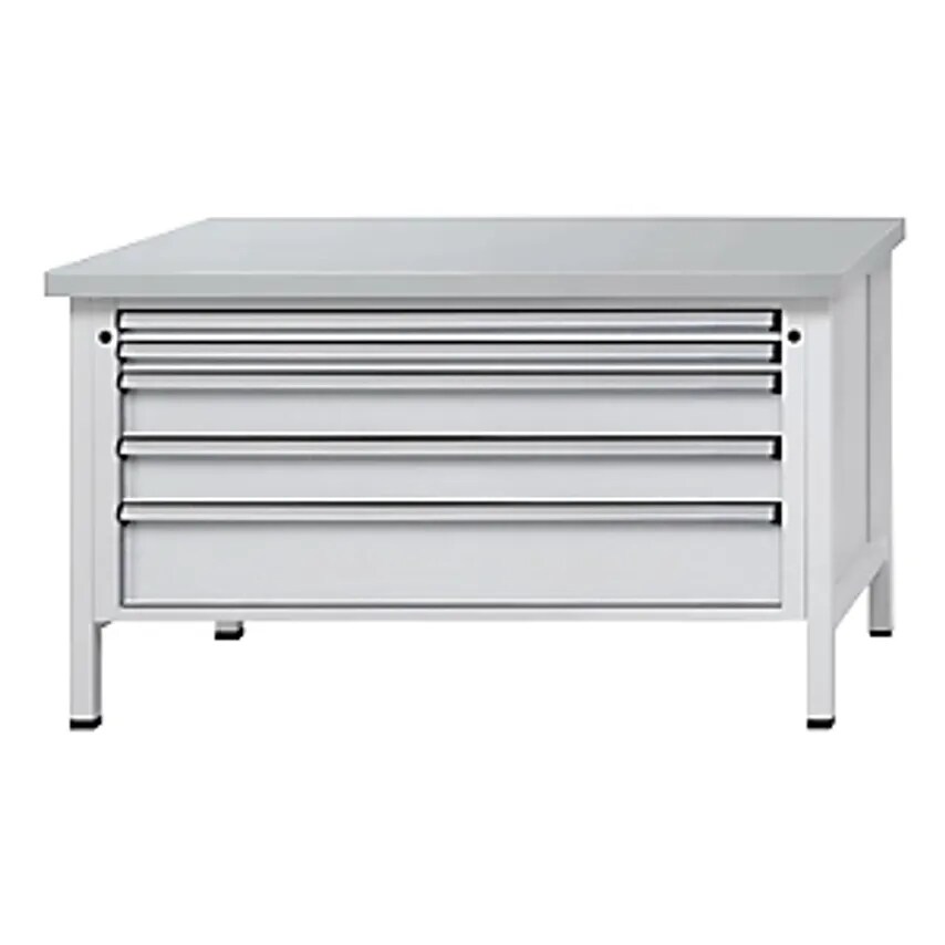 Shop ANTON KESSEL GMBH Workbench With XL/XXL Drawers - Frame Construction - Width 1500mm, 5 ...