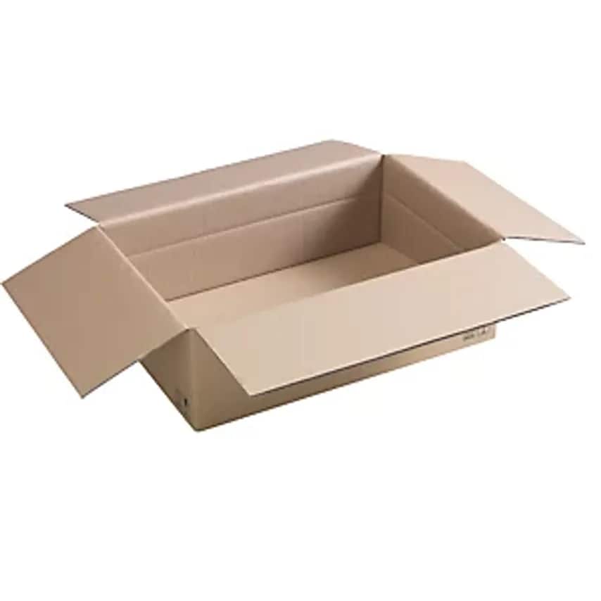 Shop EUROKRAFTpro SPEEDBOX Folding Cardboard Box, Single Fluted, Pack ...