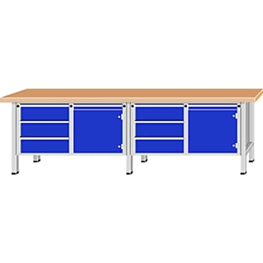 Shop ANTON KESSEL GMBH Workbench Width 2800mm - Frame Construction - 2 ...