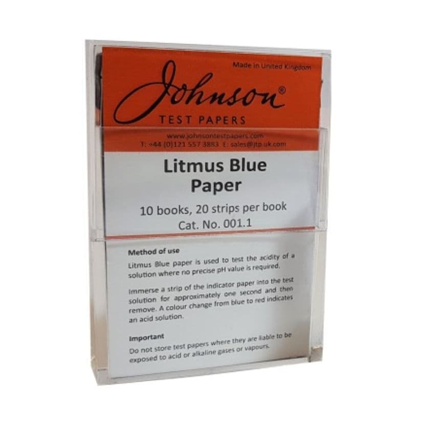 Shop Johnson Test Papers Johnson Litmus Red Paper - Pack of 10 - Test ...