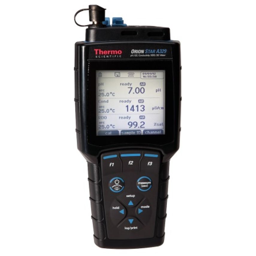 Shop Orion Star A329 Ph/Ise/Conductivity/Dissolved Oxygen Portable Meter | Zoro UK Business Supplies
