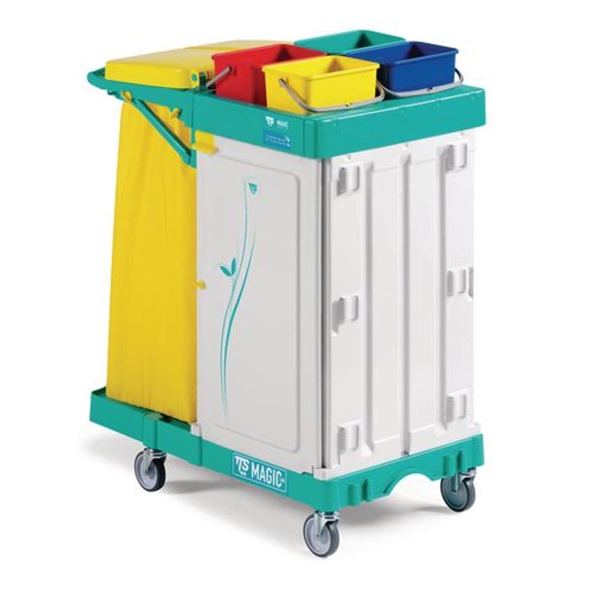 Shop Slingsby Magic Line 200 Lockable Cleaning Trolley - Cleaning ...