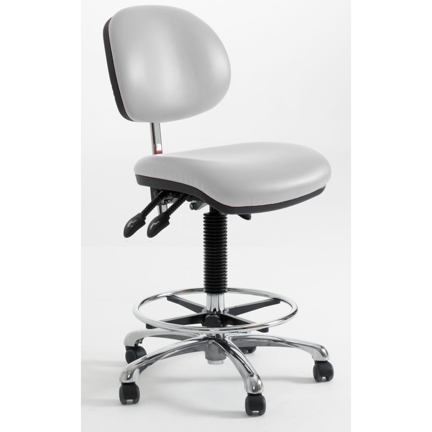 Shop Rhodes + Scholes Clean Room Laboratory Chair High (Cr-H) With Feet ...