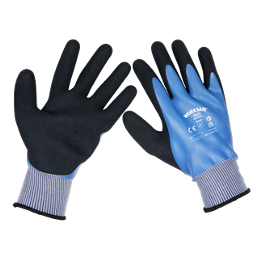 Worksafe Waterproof Latex Gloves - (XL) - Box of 120 Pairs ...