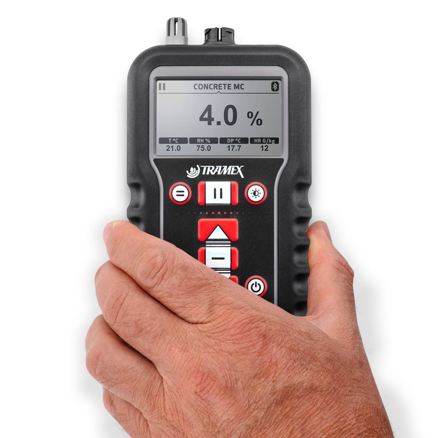 Shop Tramex CMEX5 Concrete Moisture Encounter Hygrometers Zoro UK