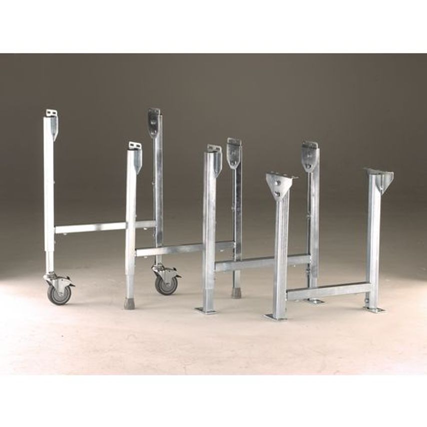 Shop Gravity Fed Conveyor Track Stands With Rubber Feet Zoro Uk Business Supplies