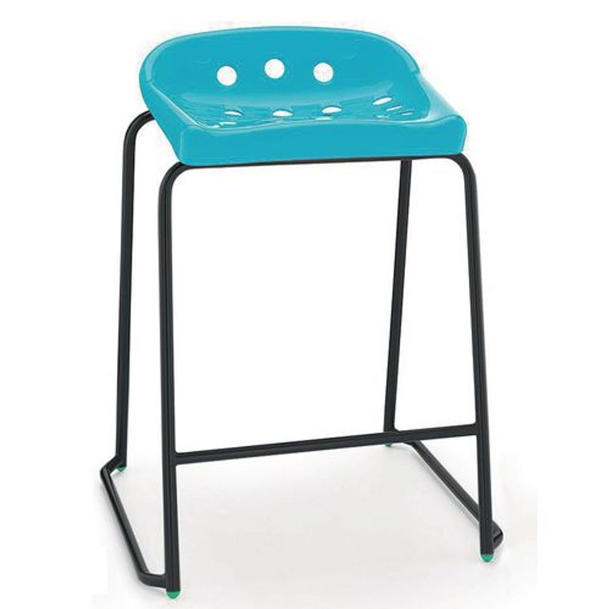 Shop Slingsby Polypropylene Stacking Stools - Set of 4 Seat Height ...