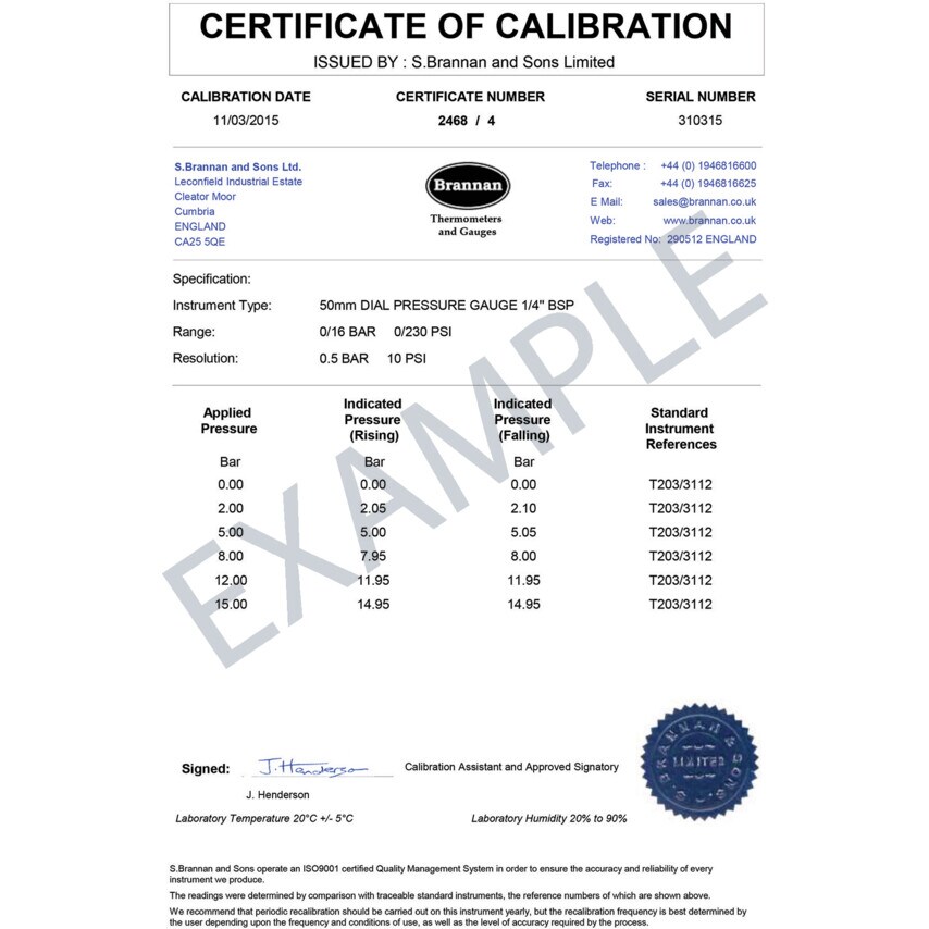 Shop Brannan 49/060/0 Astm 7C Thermometer Gallium 2/300C X 1.0C Total ...