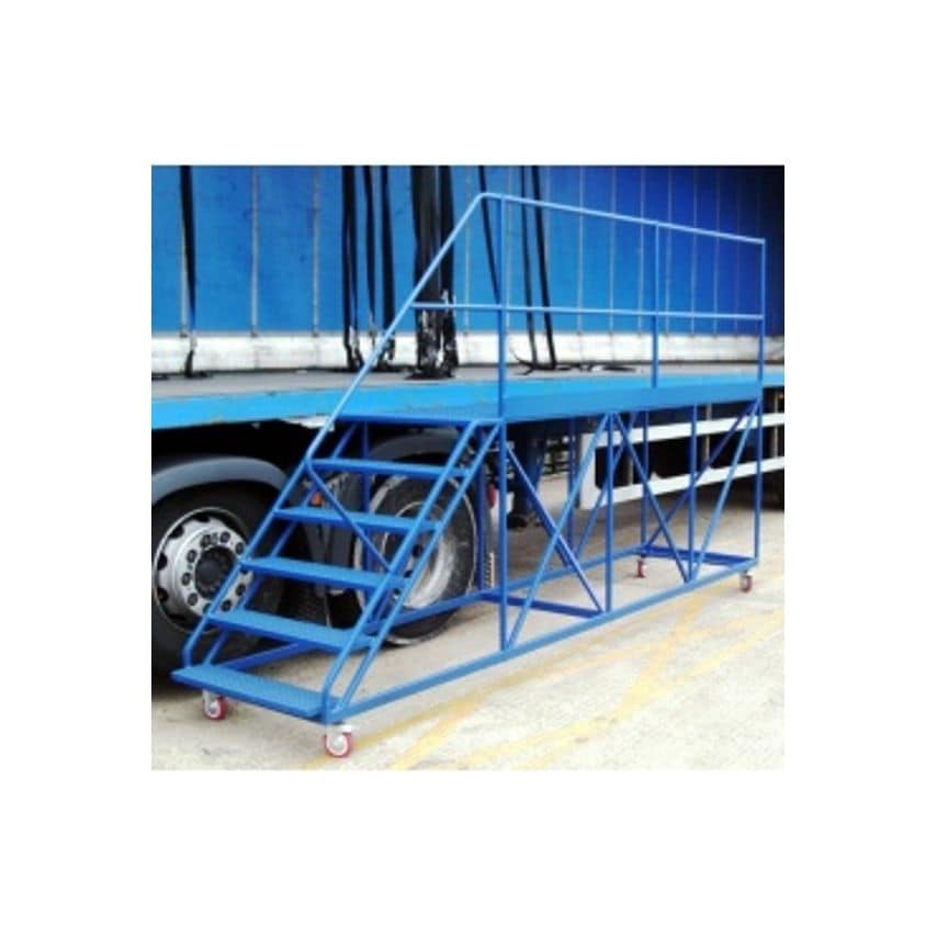 Shop Steps and Stillages Trailer Side Access Mobile Platform with Steps ...