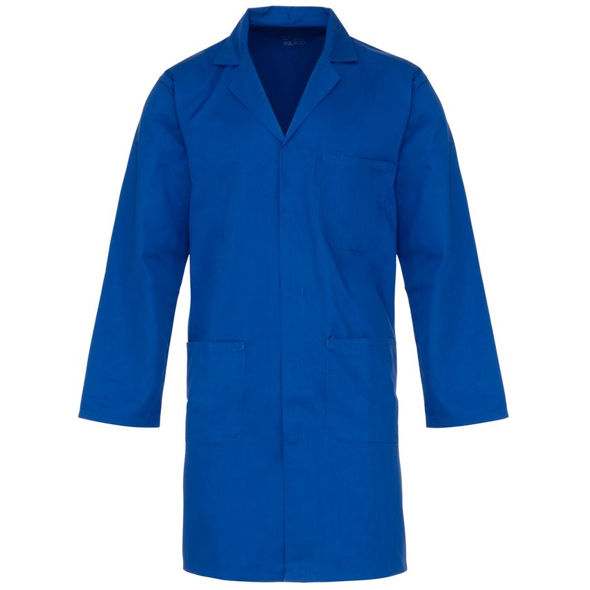 Shop Supertouch 245gsm Poly Cotton C/Cuff Lab Coat Royal Blue 3XL with ...