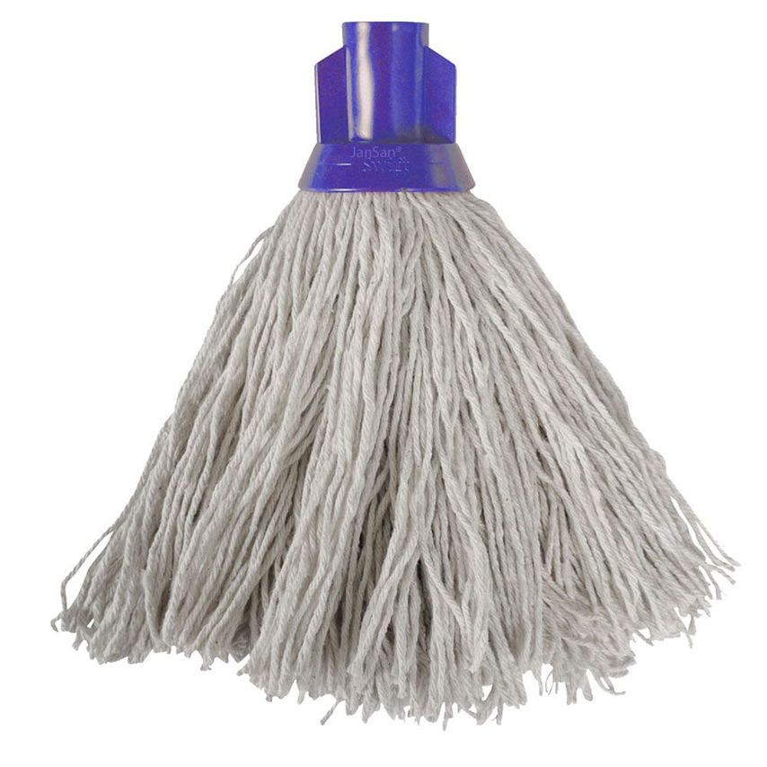 Shop JanSan Socket Classic Twine Yarn 160g 12oz Mop Heads Blue Pack of ...