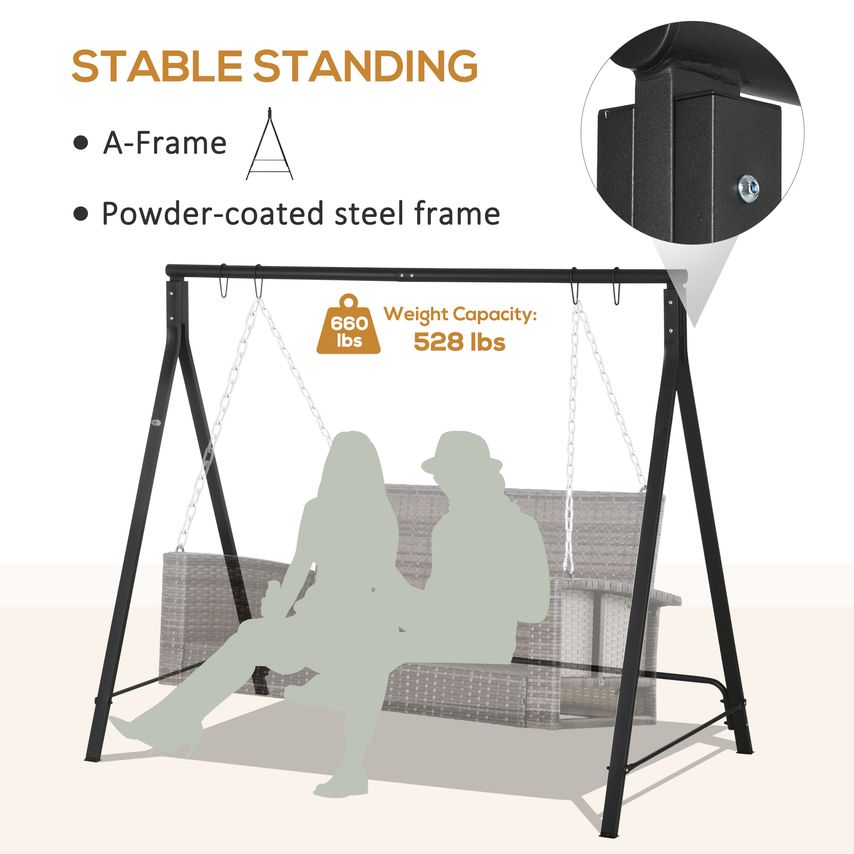 Metal Porch Swing Stand Heavy