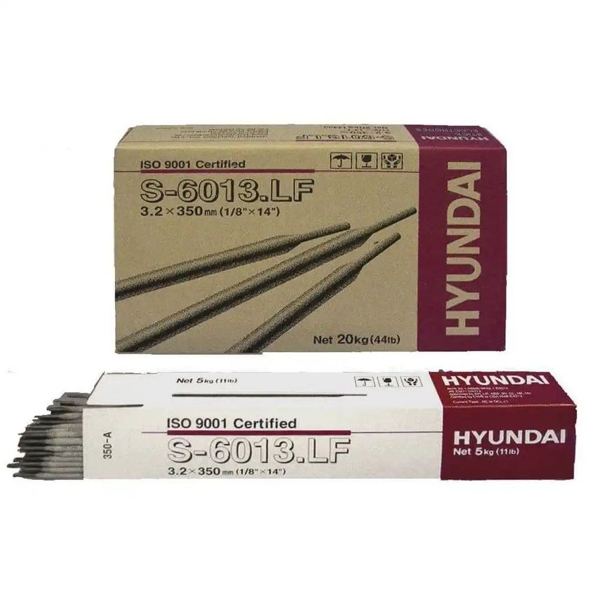 Shop Hyundai S-6013.LF Mild Steel Rutile Electrodes, 5kg Carton - ARC Welding Electrodes | Zoro ...
